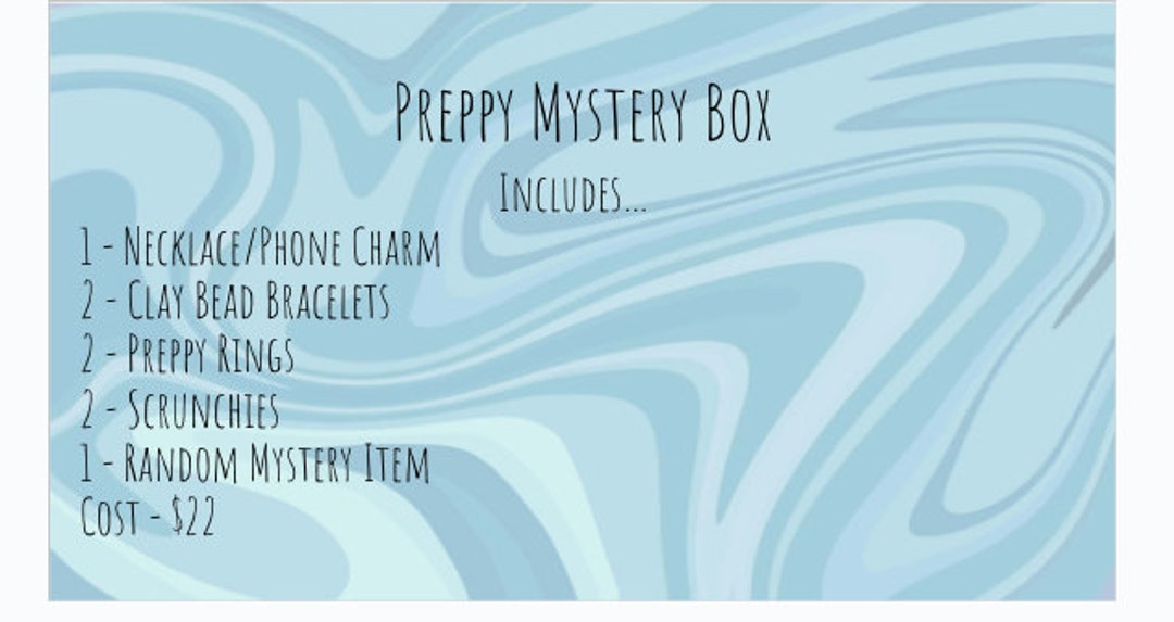 Preppy Mystery Box Large - Etsy