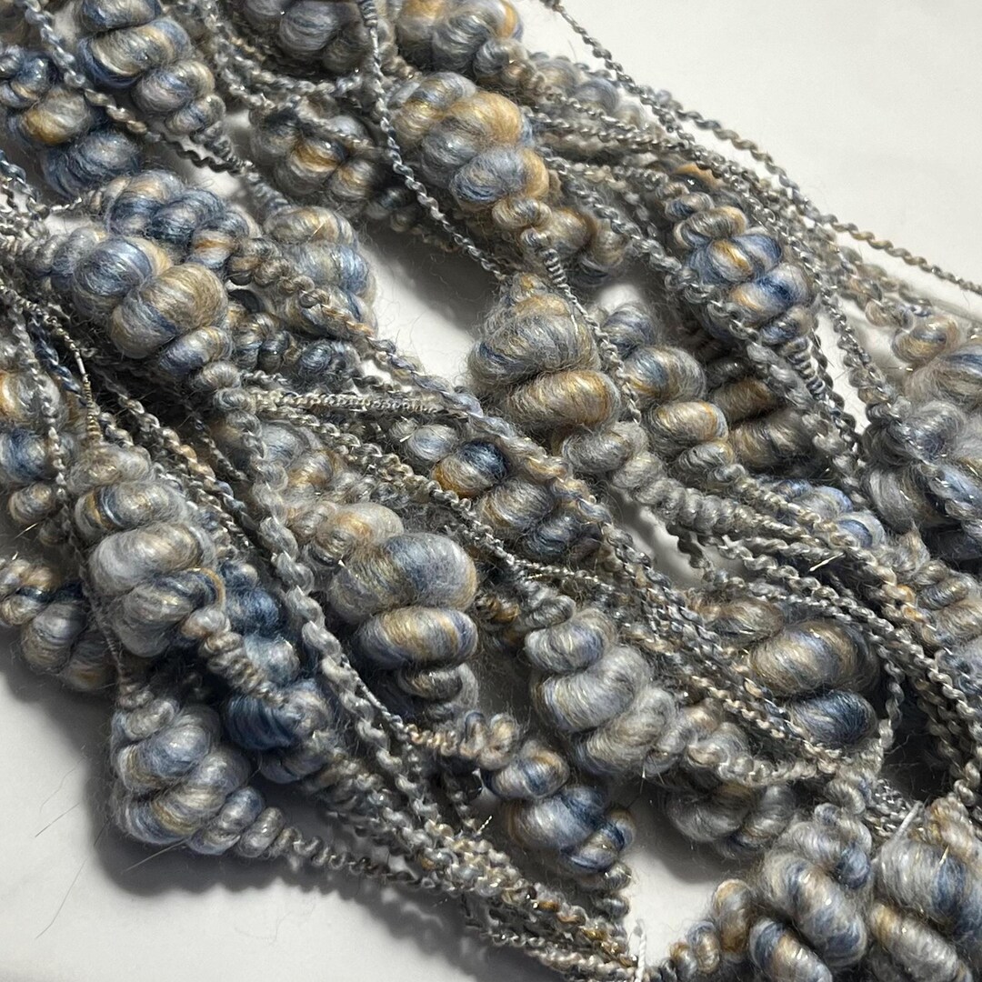 Cosmic Blueberry | Beehive Art Yarn Thick and Thin for Weaving/knitting ...