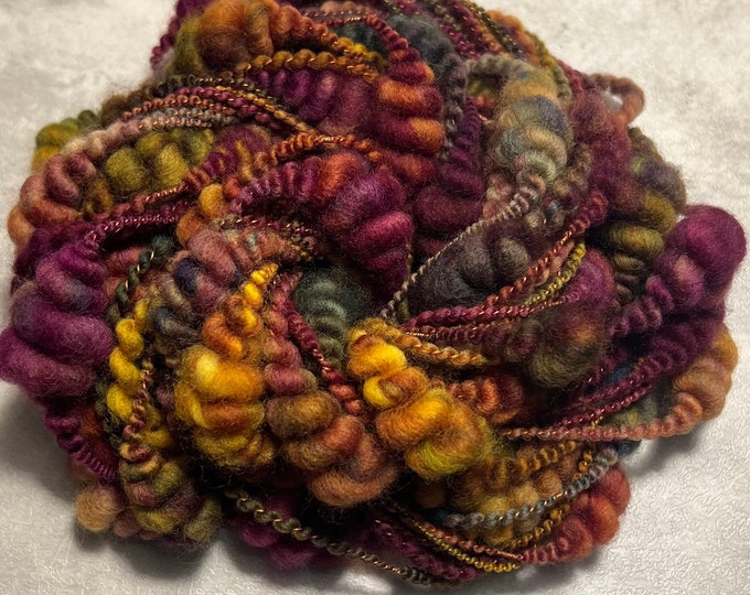 Robin Hood Beehive Art Yarn – Handspun Thick and Thin Wool for ...