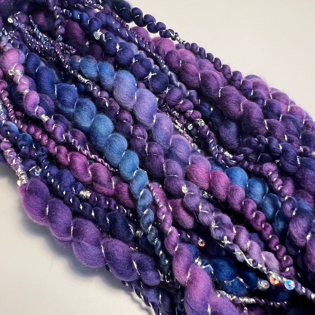 Esther Handspun Thick & Thin Yarn for Weaving/knitting/crochet/tapestry ...