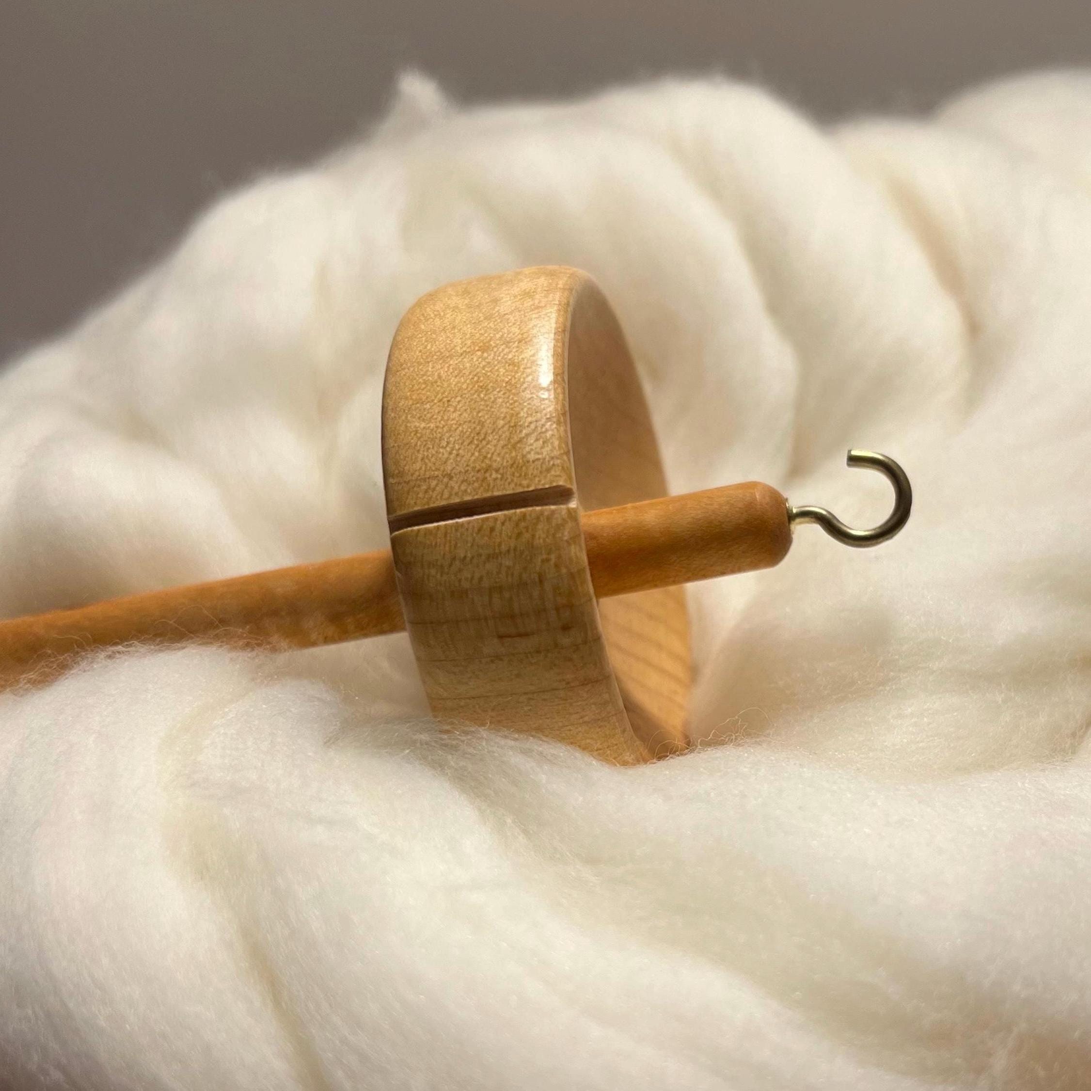 Modern Heritage Drop Spindle in Natural Finish – Artisan Tool for ...