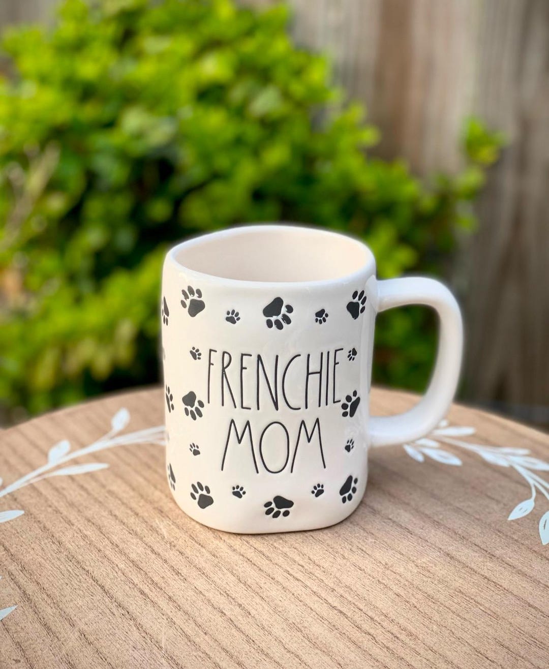 Rae Dunn Paw Print Kitchen Mug Frenchie Mom - Etsy