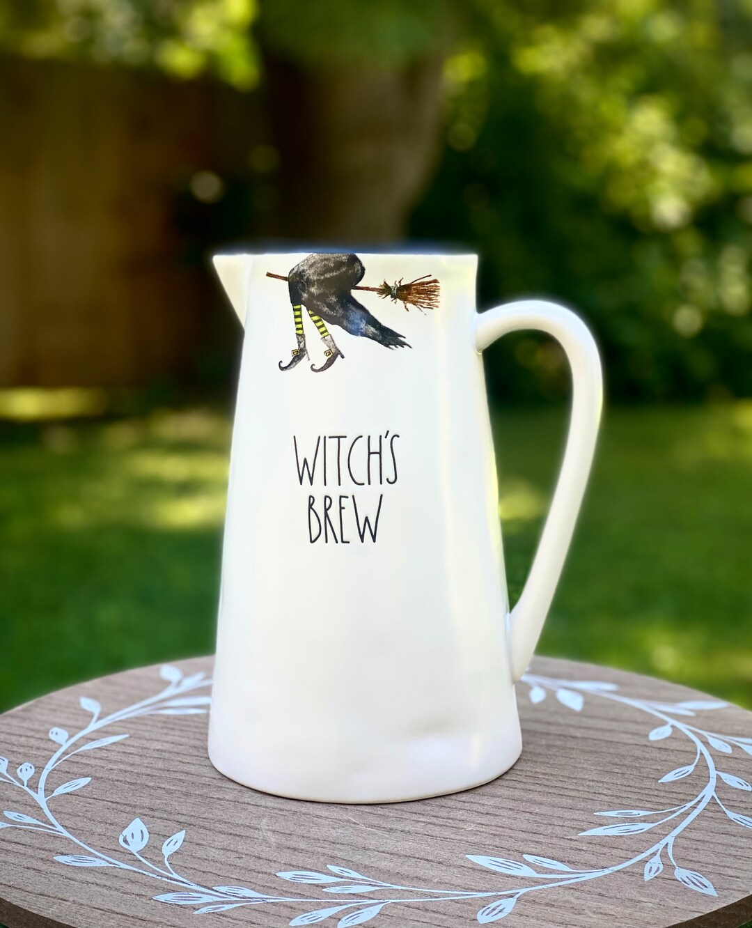 Rae Dunn Halloween Witch’s Brew Ceramic Pitcher - Etsy