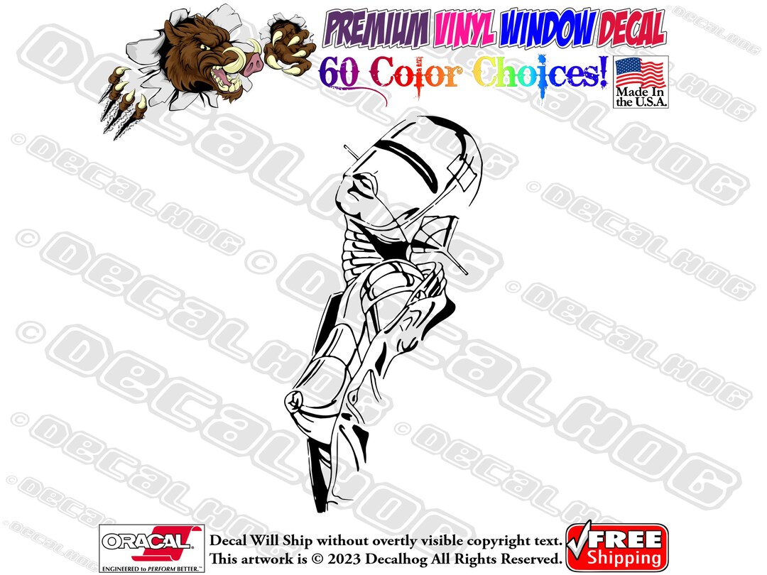 Sexy Female Cyborg Fembot Robot Vinyl Decal Car Truck Laptop Wall ...
