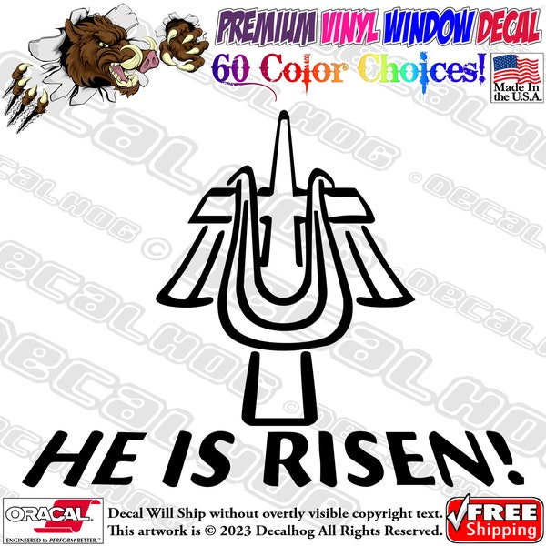 Jesus is Risen Decal - Etsy