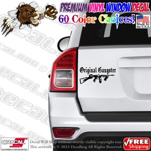 Original Gangster Vinyl Decal Car Truck Laptop Wall Window Graphics ...