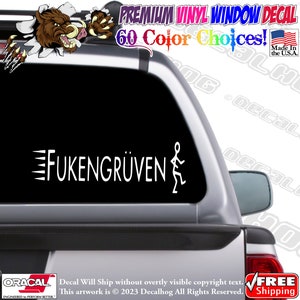 Fukengruven Vinyl Decal Car Truck Laptop Wall Window Graphics Bumper ...