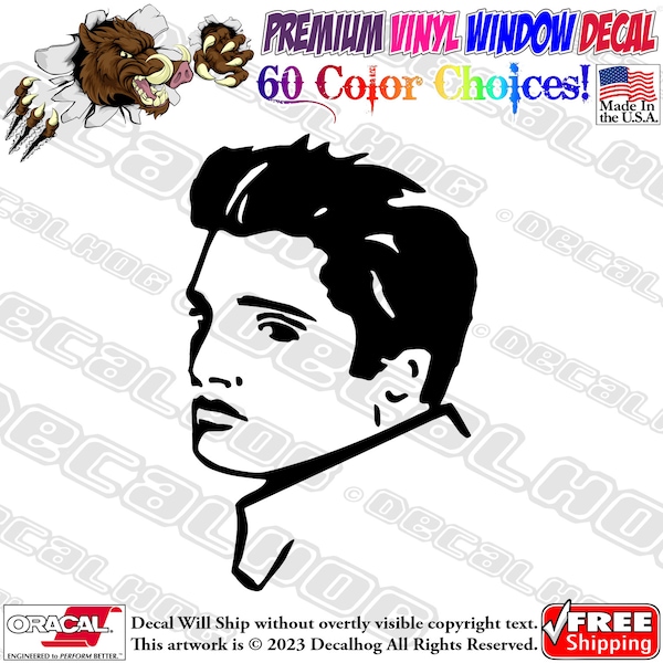 Elvis Window Decals - Etsy