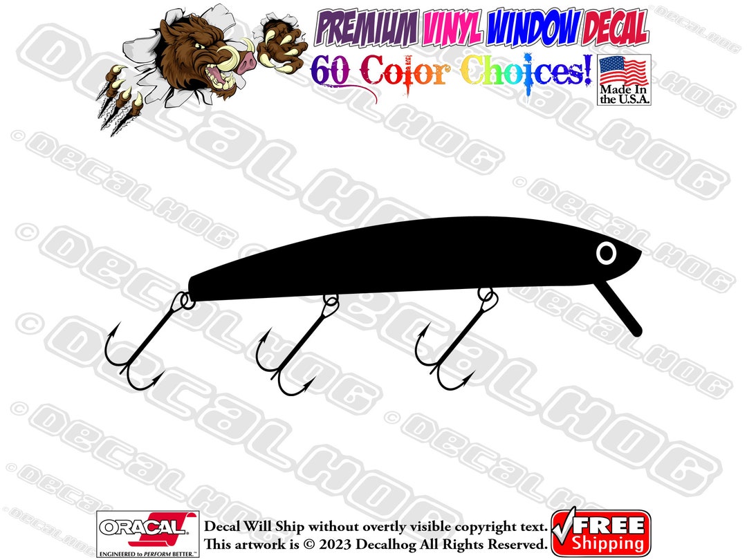 Rapala Fishing Lure Vinyl Decal Car Truck Laptop Wall Window Graphics ...