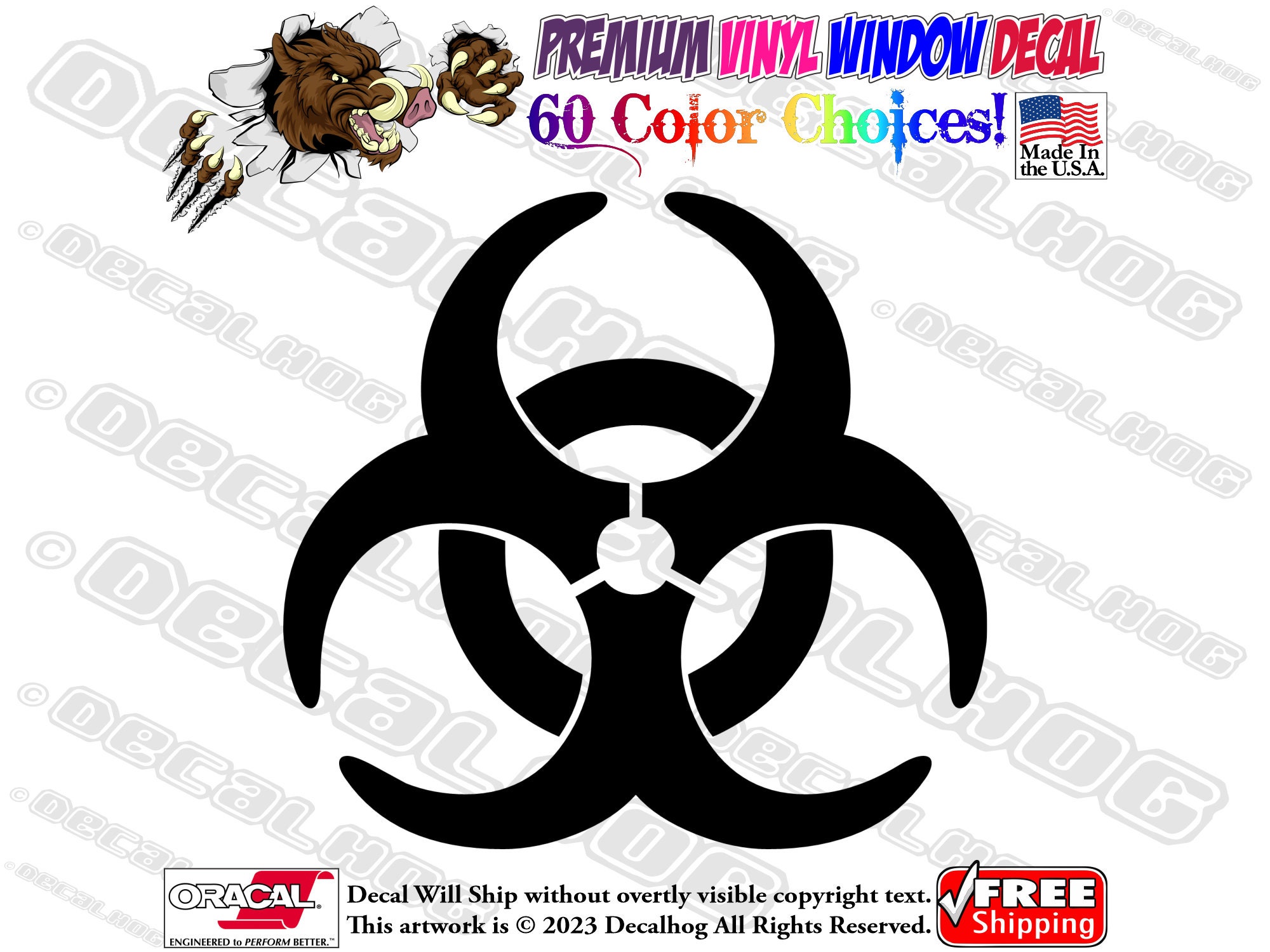 Bio Biological Hazard Vinyl Decal Car Truck Laptop Wall Window - Etsy