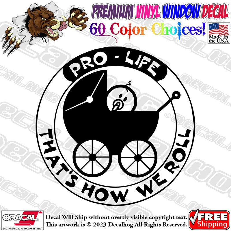 Pro Life Decals - Etsy