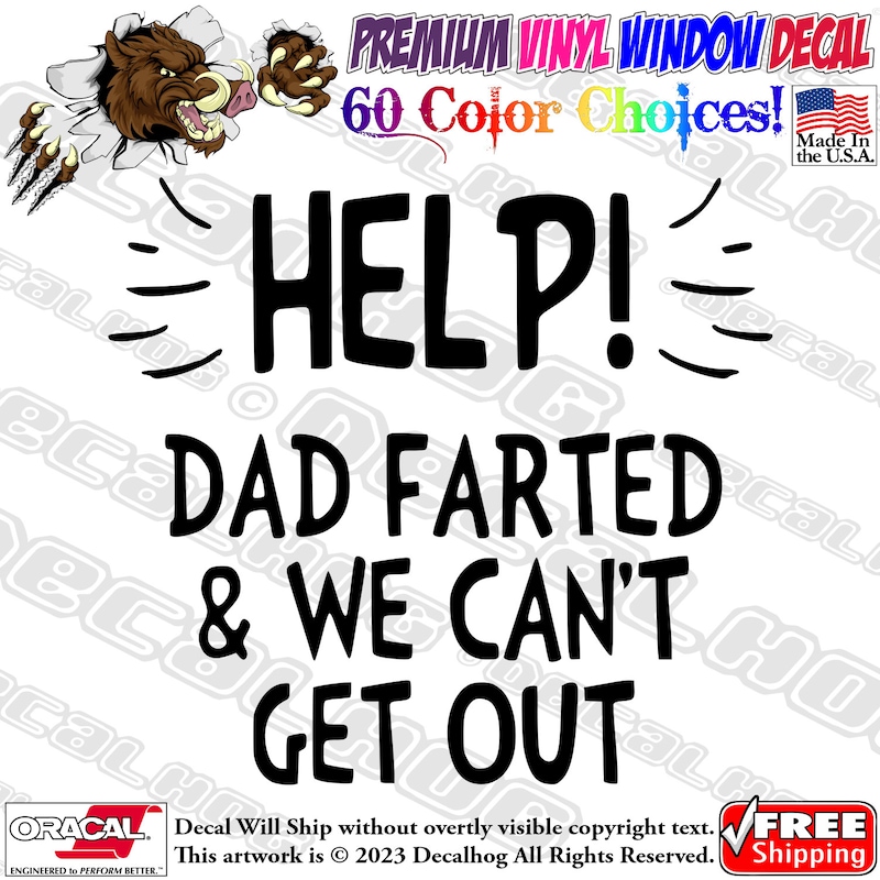 Fart Bumper Stickers - Etsy