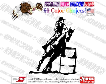 Cowboys Riding Horse Western Car Window Vinyl Decal Sticker - Etsy
