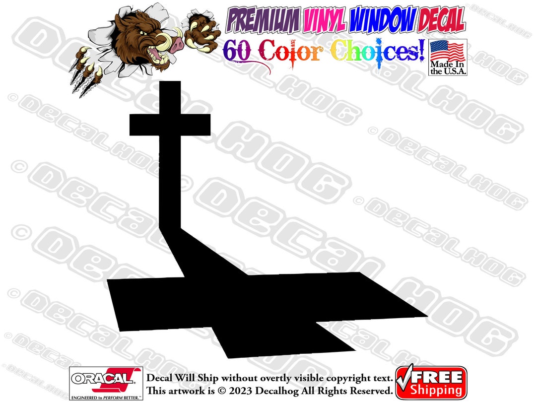 Holy Cross Christian Lord Jesus Christ Vinyl Decal Car Truck Laptop ...