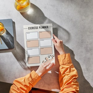 Printable Exercise Planner I Printable Planner Minimalist - Etsy