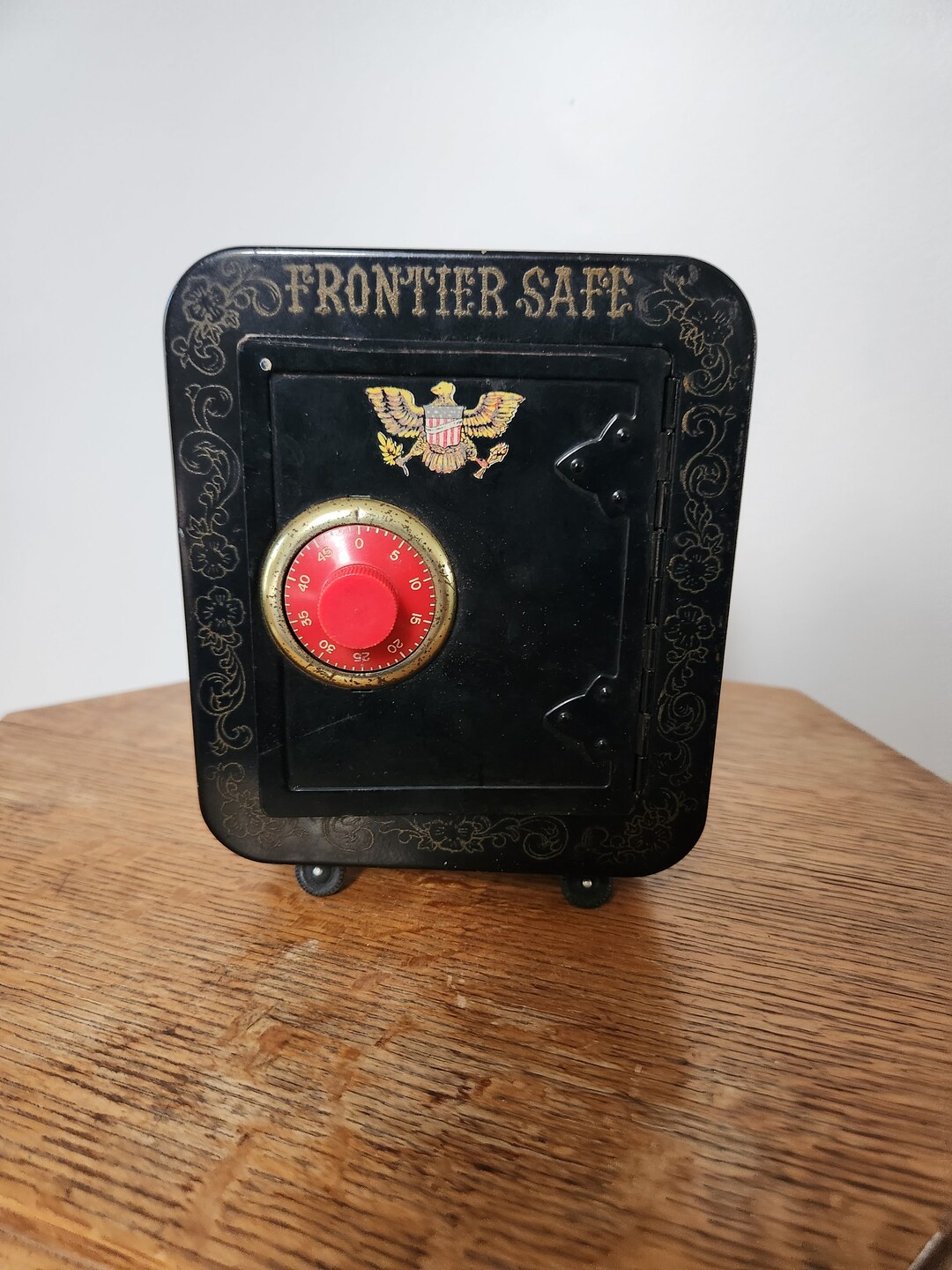 Vintage Toy Black Tin Frontier Safe 50s/60s - Etsy