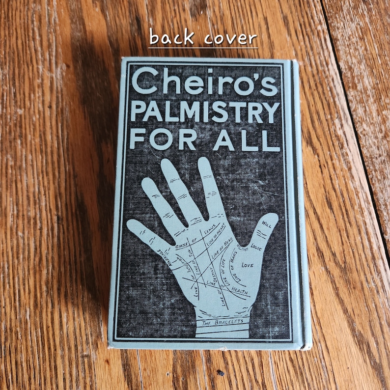 Vintage Book Cheiro's Palmistry for All First Edition - Etsy