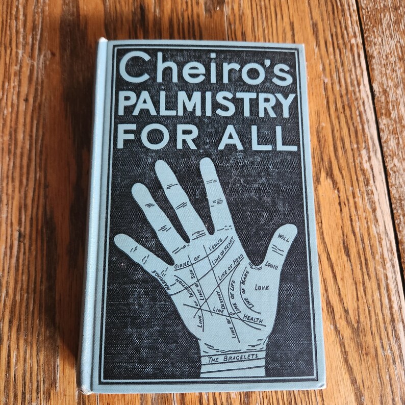 Vintage Book Cheiro's Palmistry for All First Edition - Etsy