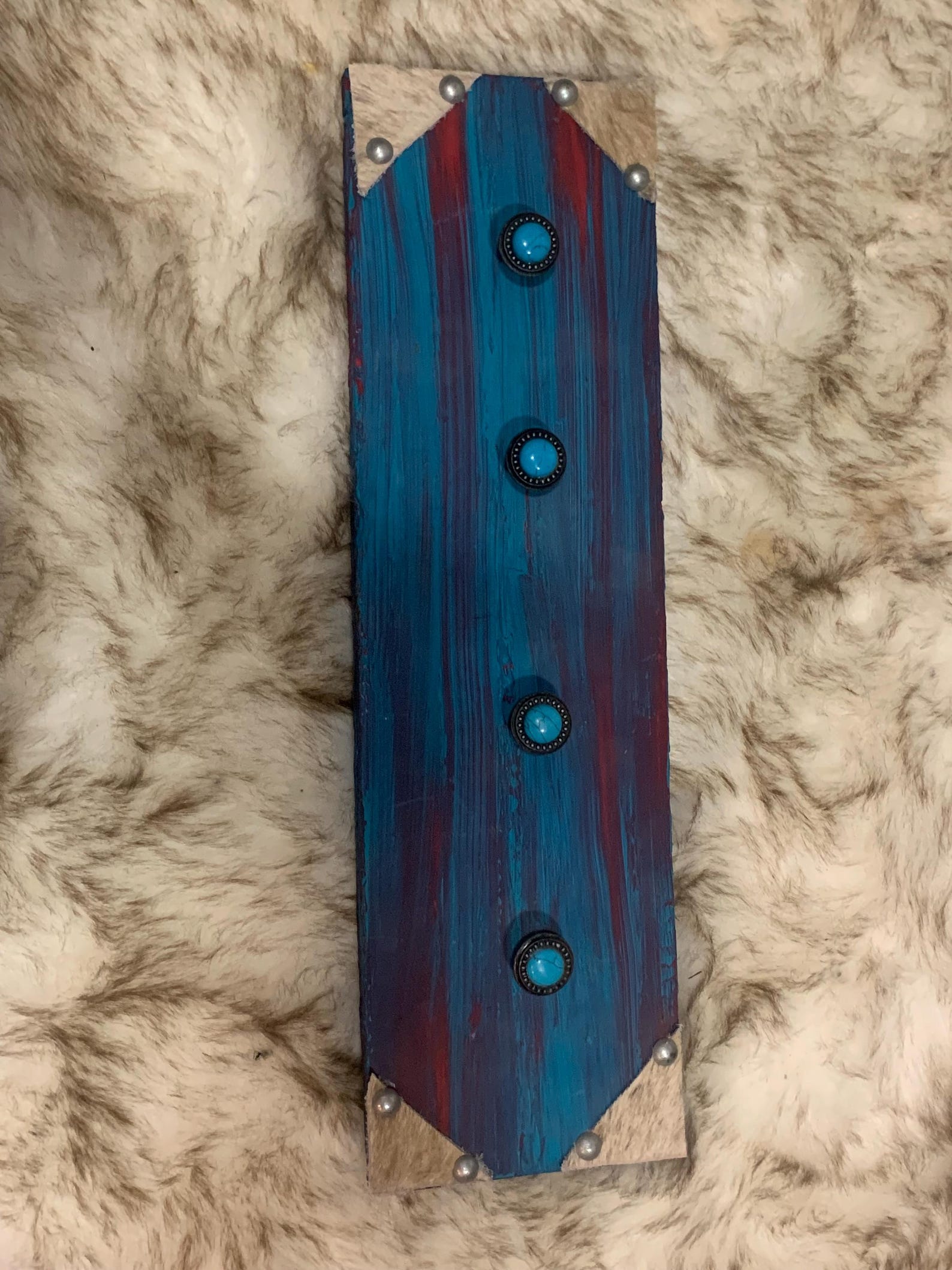 Western Barn Wood Cowhide Coat Hanger - Etsy