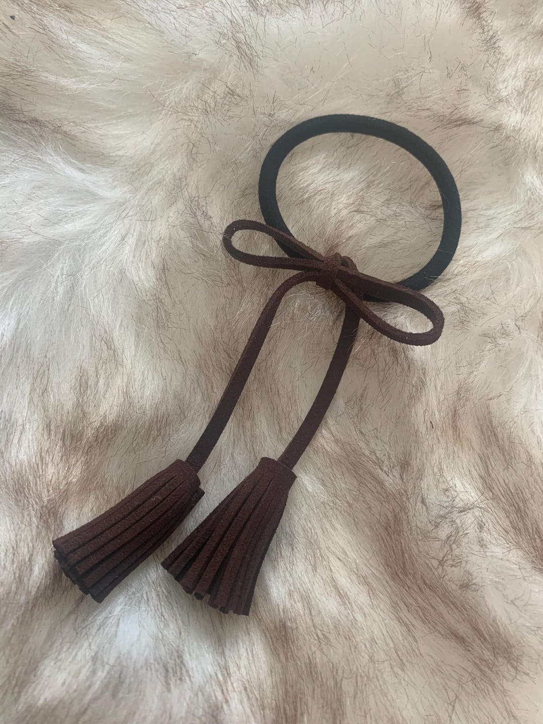 Leather Tassel Hair Bands - Etsy