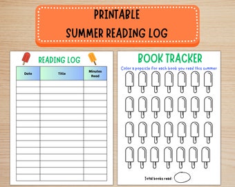 Summer Reading List Teens Kids Reading Log Coloring Bookmarks - Etsy