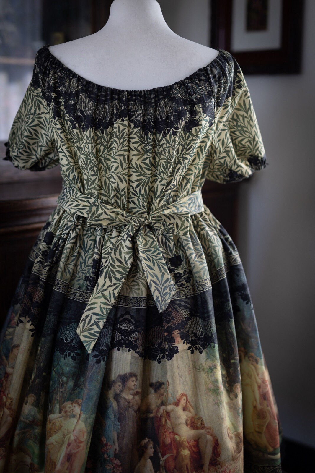 Dress 'psyche Before the Throne of Venus' / 100%cotton / Plus Size - Etsy