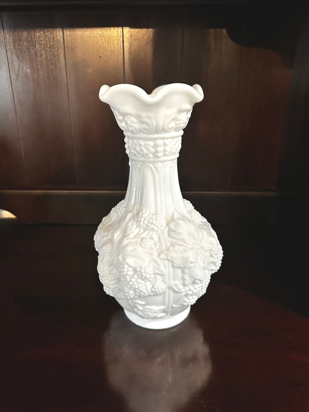 Imperial Glass Loganberry Vase - Etsy