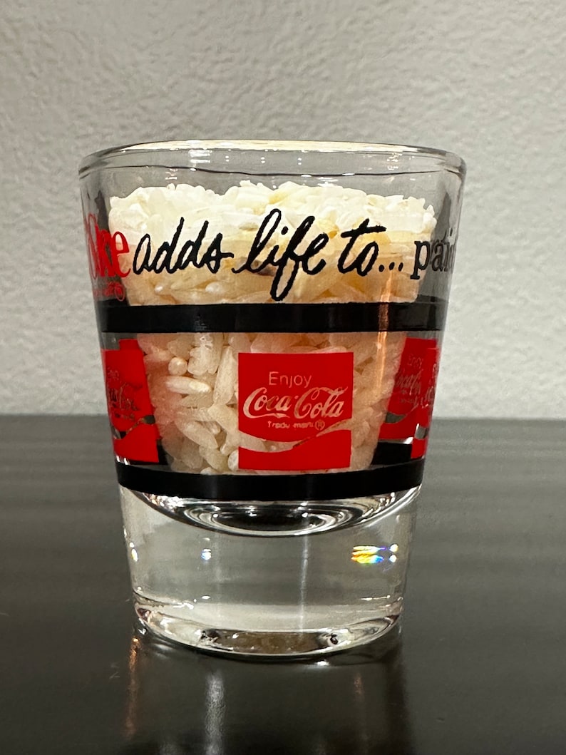 Vintage Coca Cola Shot Glass - Etsy