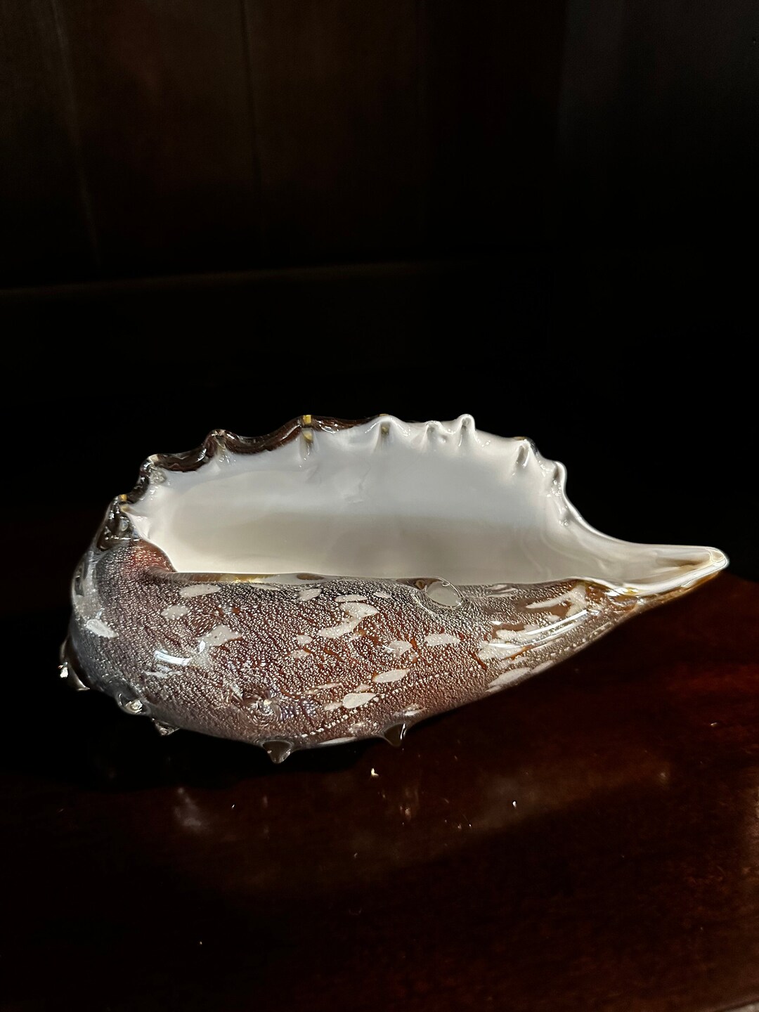 Murano Glassware Made in Italy Glass Shell - Etsy