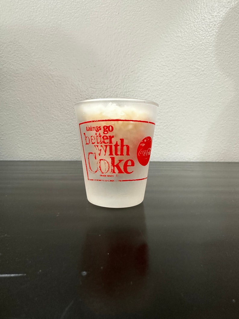 Vintage Coca Cola Shot Glass - Etsy