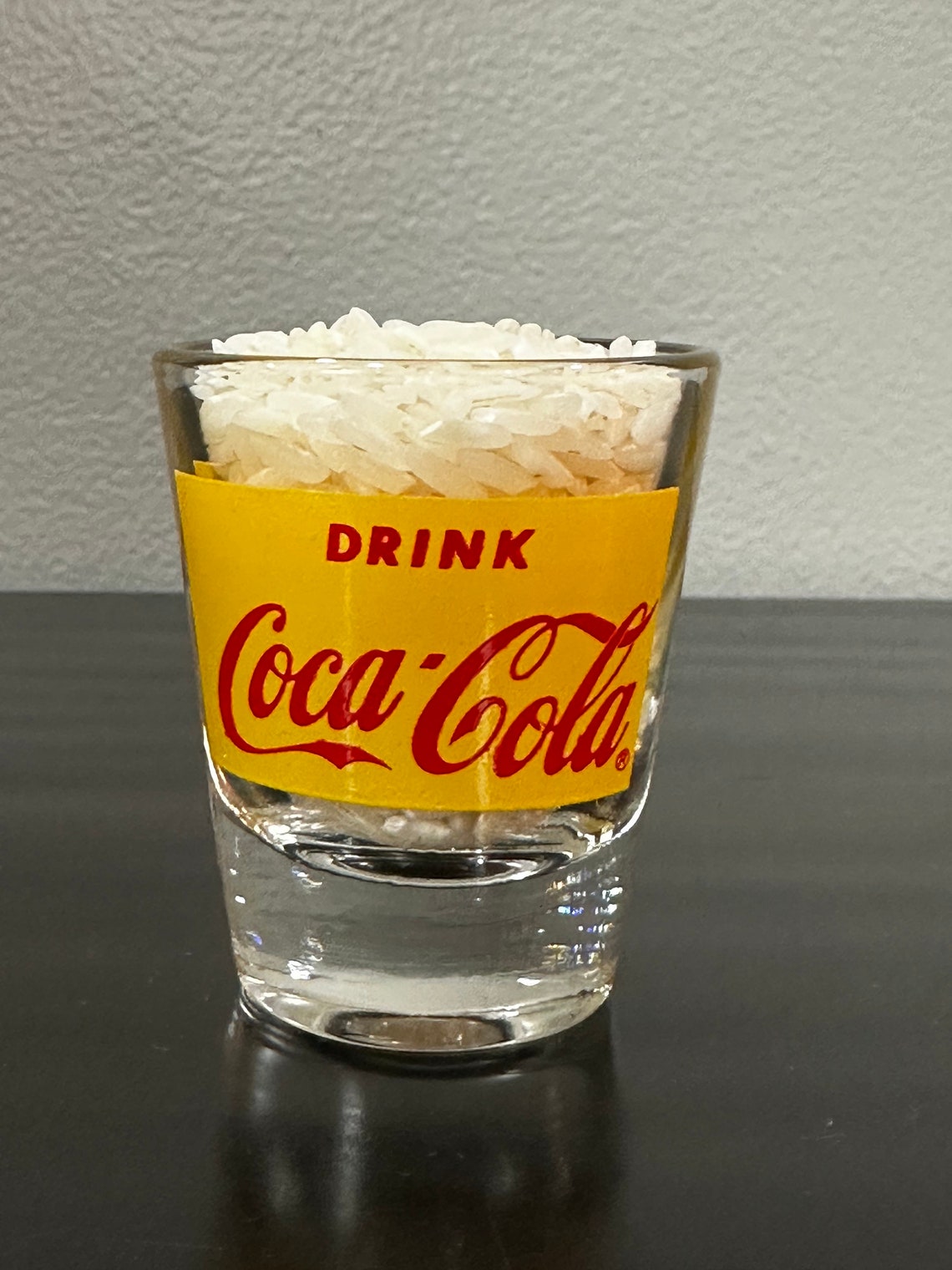 Vintage Coca Cola Shot Glass - Etsy