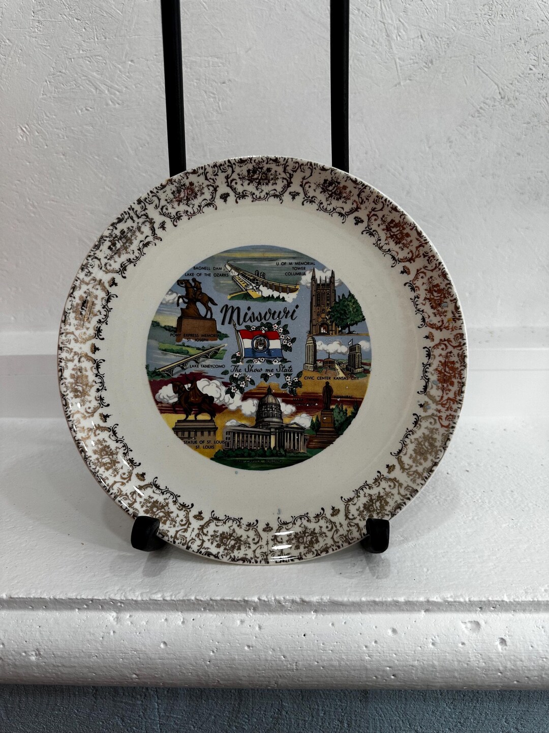 Wisconsin “the Badger State” Collectable Souvenir Plate - Etsy