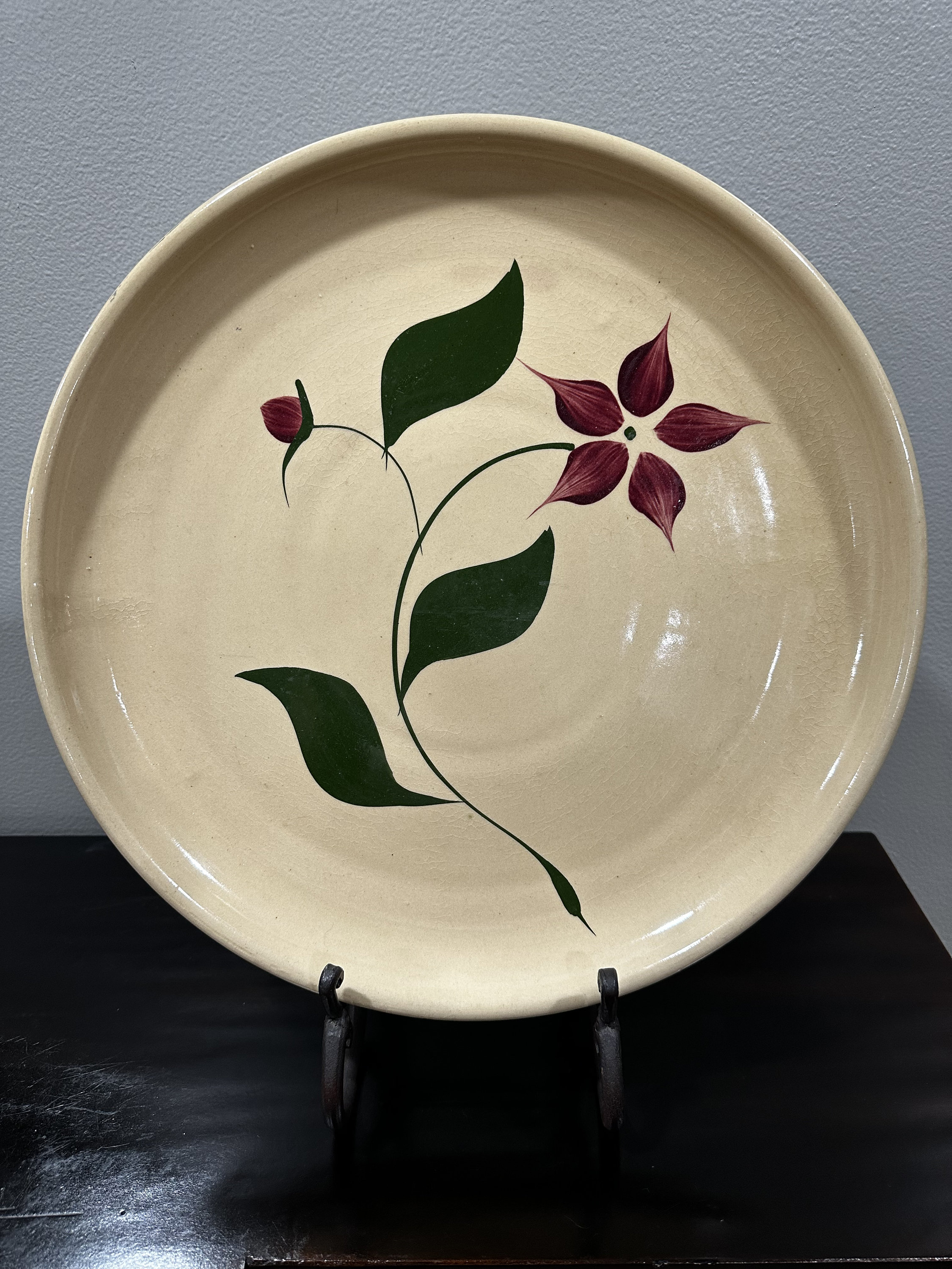 Vintage Watt Pottery Star Flower Chop Plate Serving Platter - Etsy