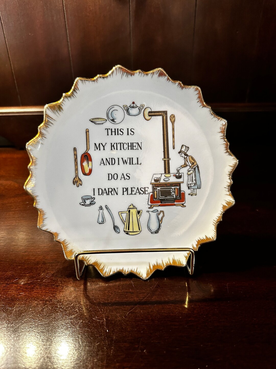 Vintage Sayings Decorative Wall Hanging Kitchen Plate - Etsy