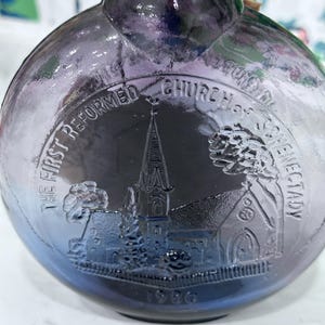 Clevenger Brothers Glassworks Purple Handblown Bottle - Etsy