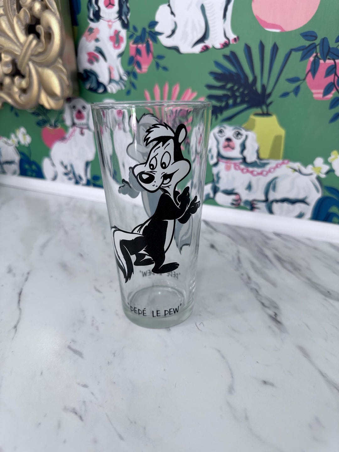1973 Pepsi Collectors Looney Tunes “pepe Le Pew” Drinking Glass Tumbler ...