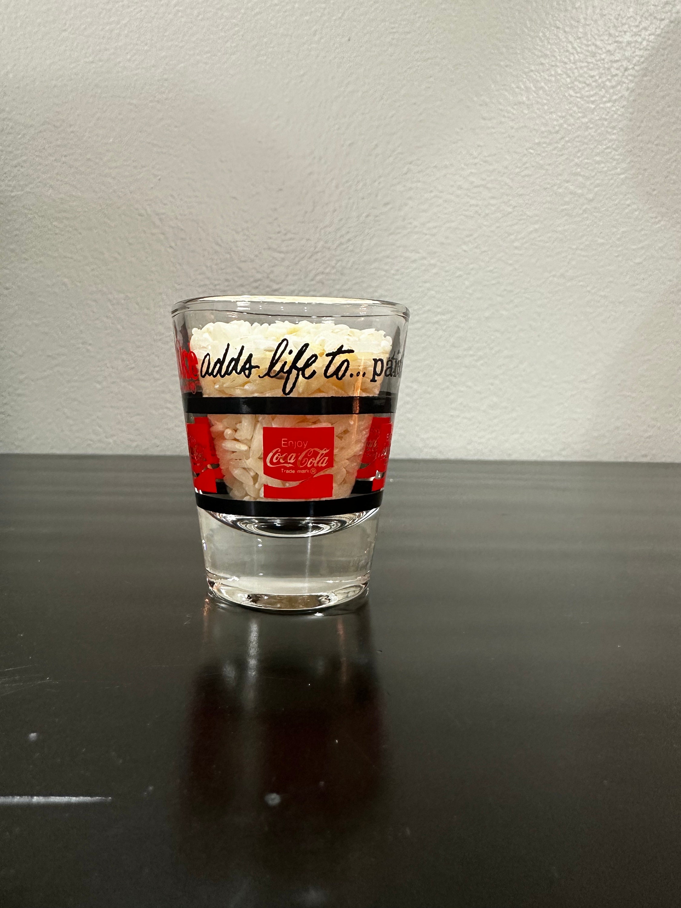 Vintage Coca Cola Shot Glass - Etsy