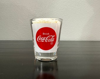 Vintage Coca Cola Shot Glass - Etsy