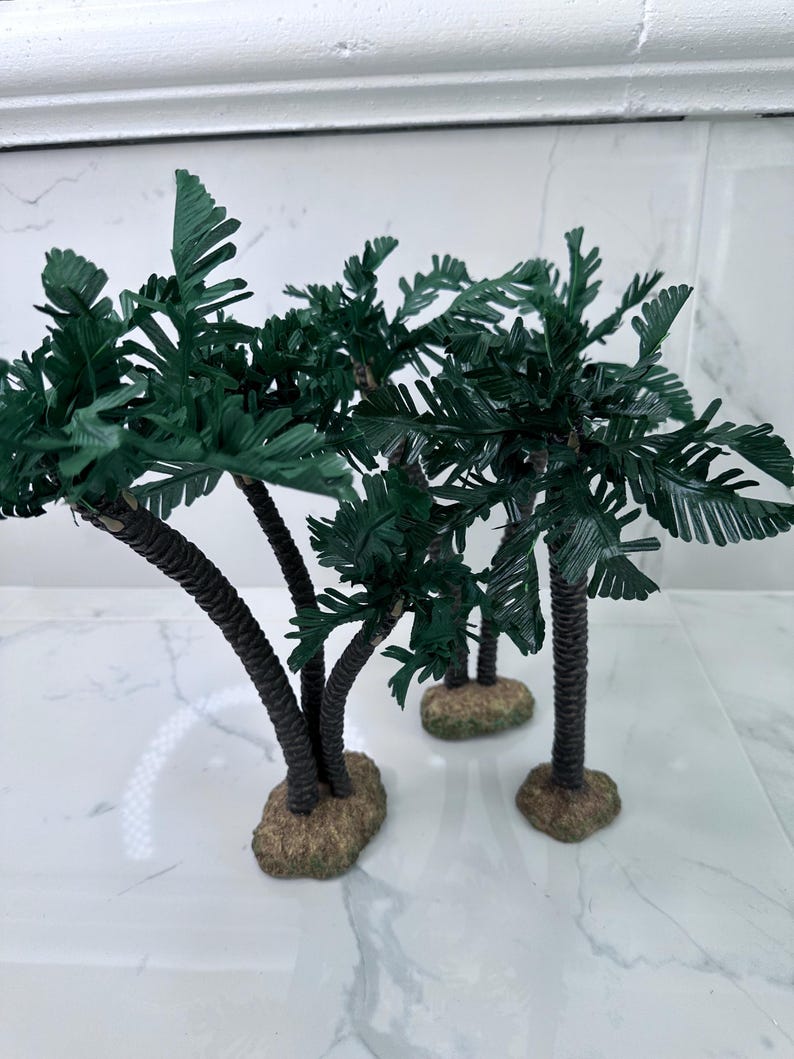 Fontanini Nativity Set of 3 Palm Trees - Etsy