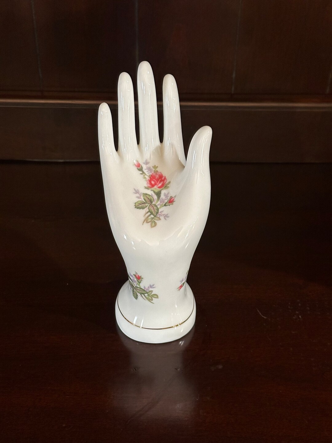Vintage Porcelain Lady Hand Ring/jewelry Holder - Etsy