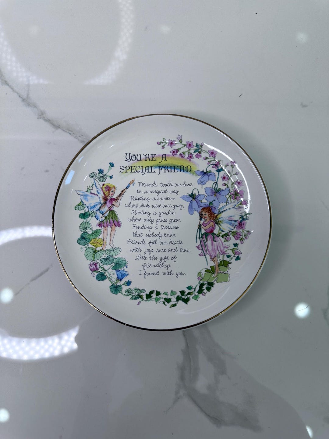 Vintage “you’re A Special Friend” Collectable Plate - Etsy