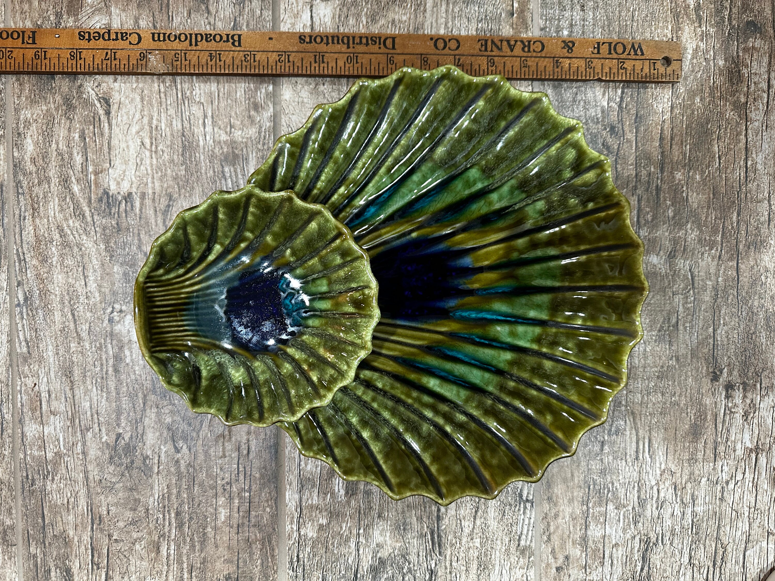 1968 Mccoy 2 Tiered Shell Design Chip Vegetable and Dip - Etsy