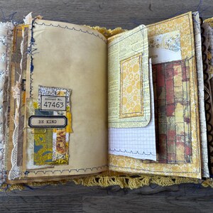 Yellow Flower Theme Tea Dyed Journal. Perfect for Writing and Keepsakes ...
