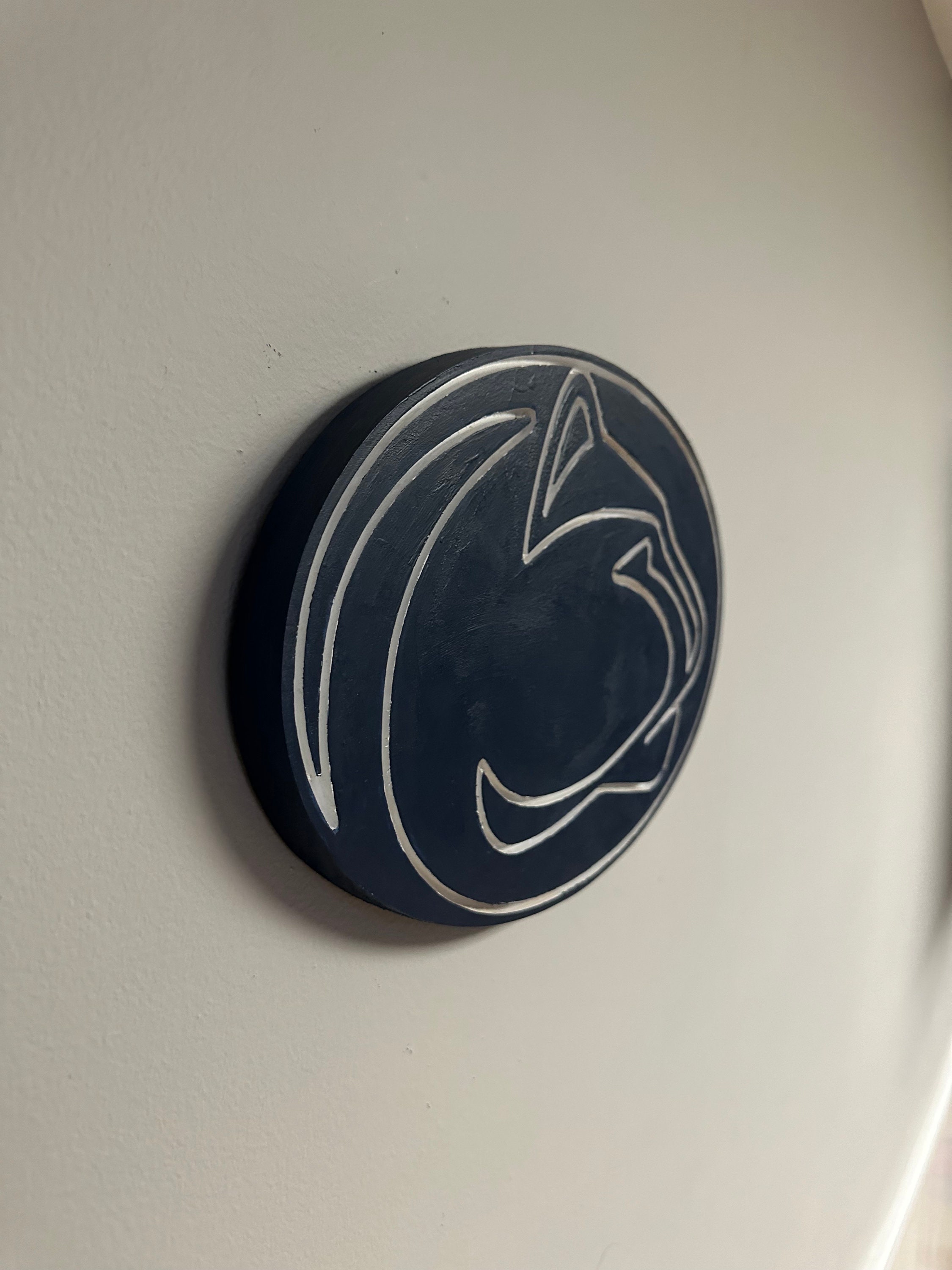 Carved and Hand Painted Penn State Sign - Etsy