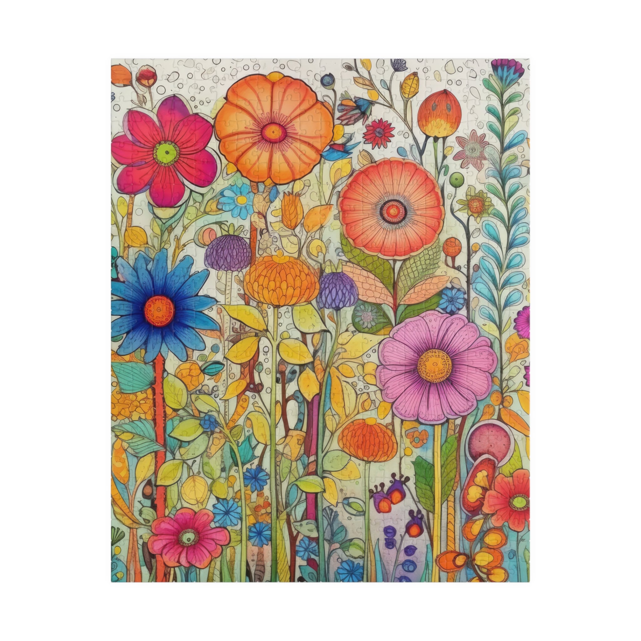 Flower Symphony 500 Piece Puzzle - Etsy