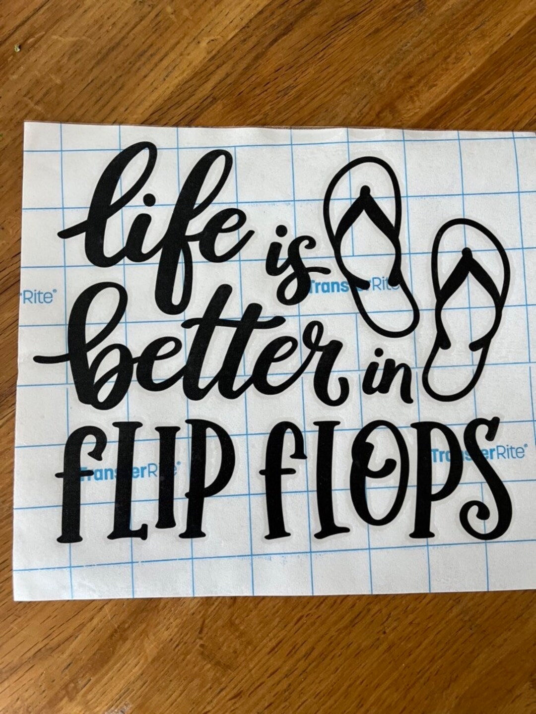 Life is Better in Flip Flops Car Decal - Etsy