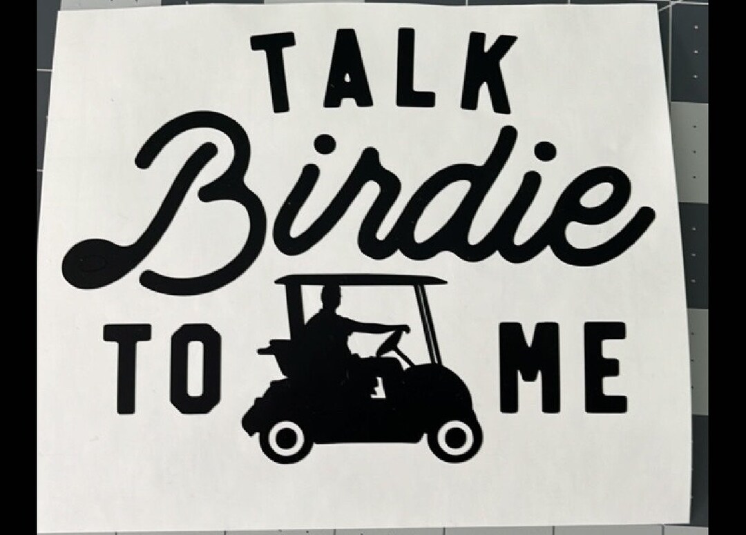 Talk Birdie to Me Car Decal - Etsy