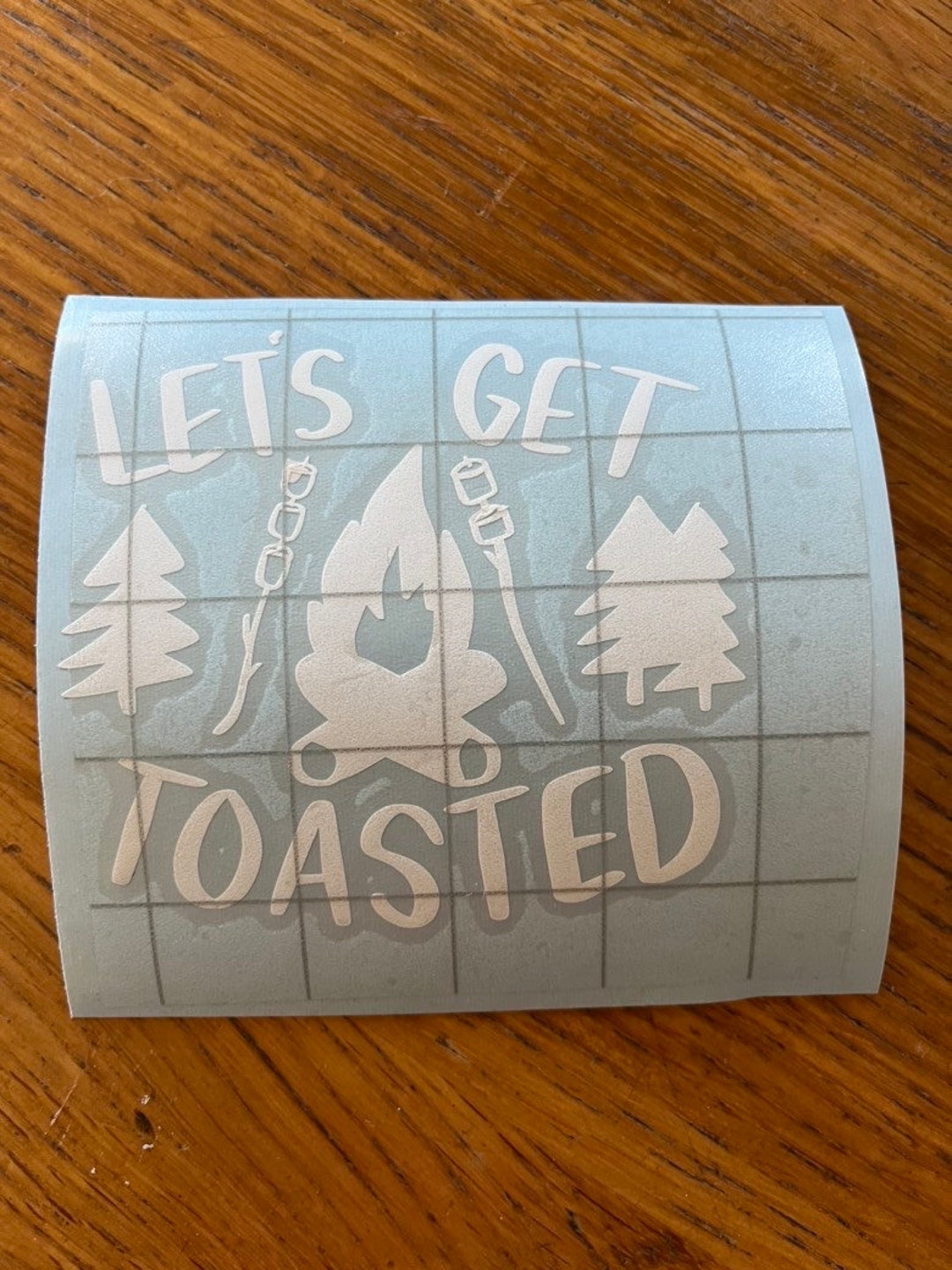 Let’s Get Toasted Decal - Etsy
