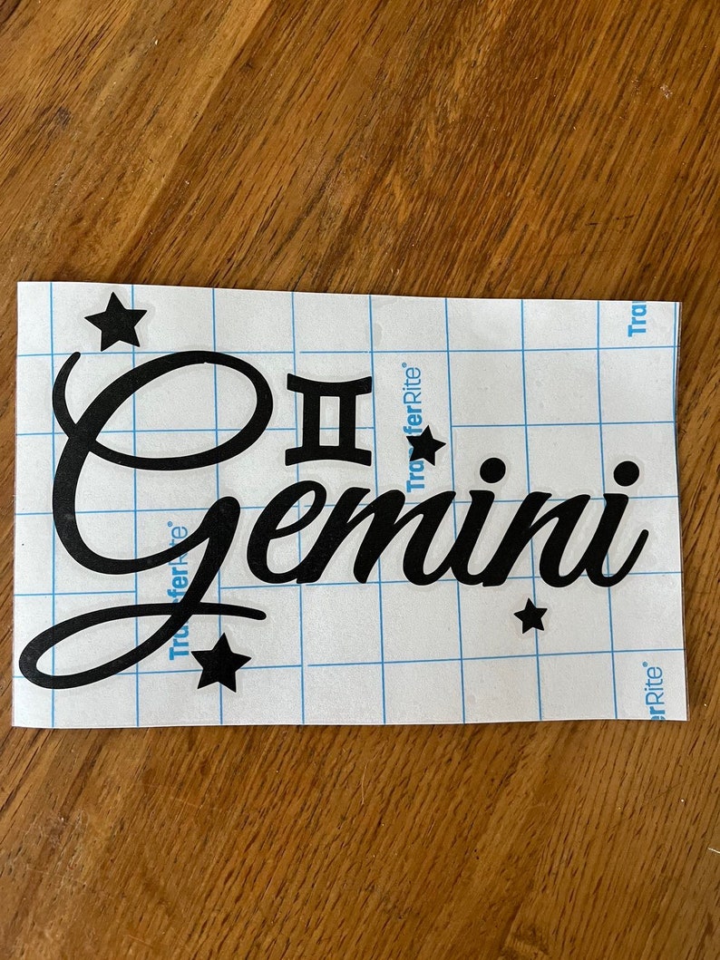 Gemini Car Decal - Etsy