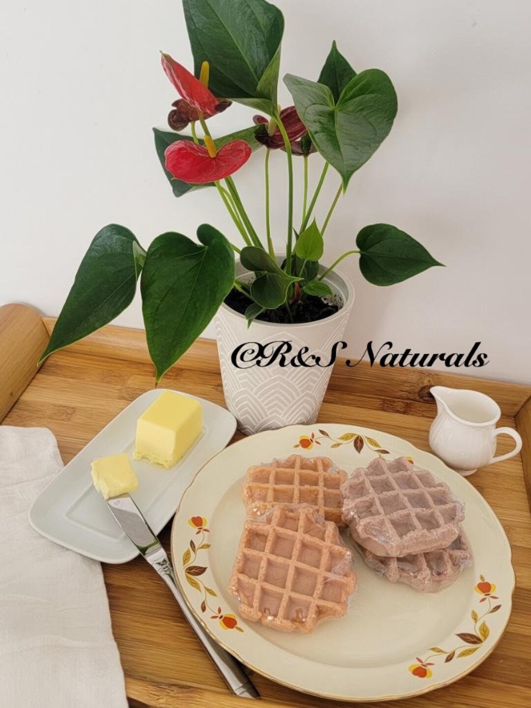 Waffle Hand Soap | Set of 2 | Homemade | Organic | Realistic | Gift for ...
